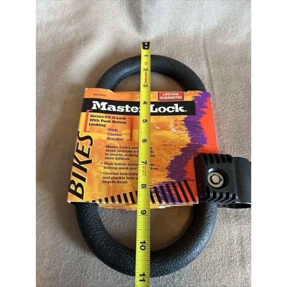 Other | New Nos 1996 Vtg Master Lock Bike Lock Ulock Push Button ...